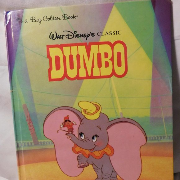 Disney | Other | Dumbo Walt Disneys Classic Big Golden Book 988 | Poshmark